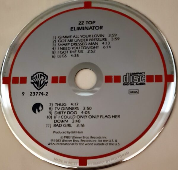 ZZ Top - Eliminator - CD-diski